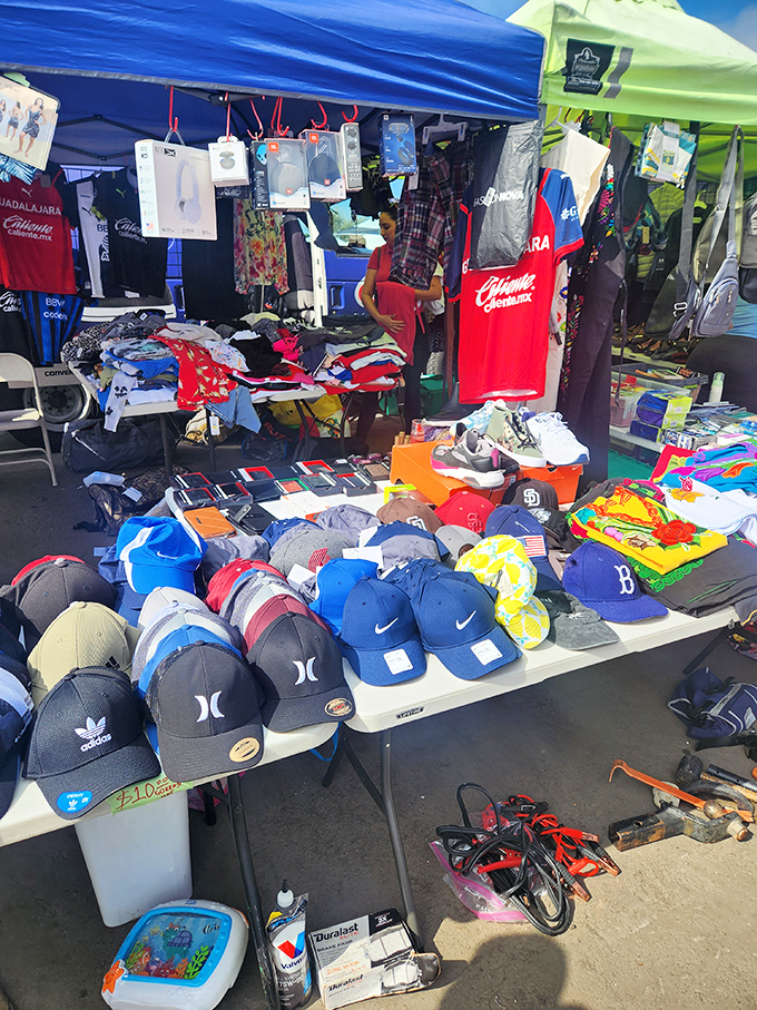 The beautiful chaos of swap meet shopping - where random discoveries become tomorrow's favorite household treasures.