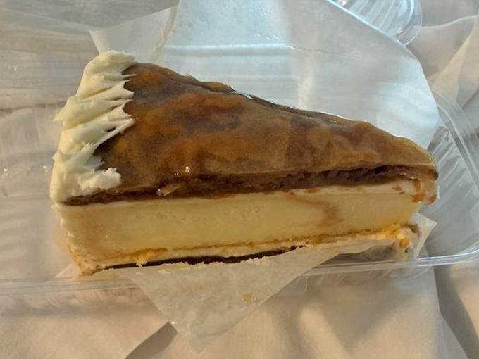 Cheesecake that's dressed for the prom – this layered masterpiece makes you wonder why you ever bothered with ordinary desserts.