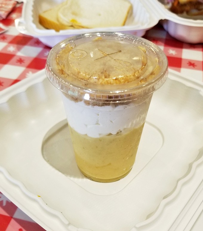 Layers of comfort in a cup – this banana pudding offers the perfect sweet finale after your taste buds' spicy adventure.