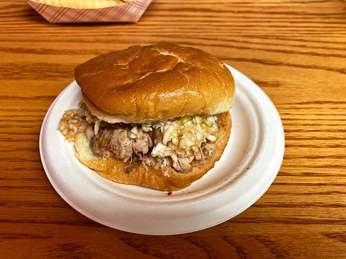 The perfect barbecue sandwich isn't complicated: soft bun, chopped pork, tangy slaw. Like a great marriage, it's about finding partners that make each other better.