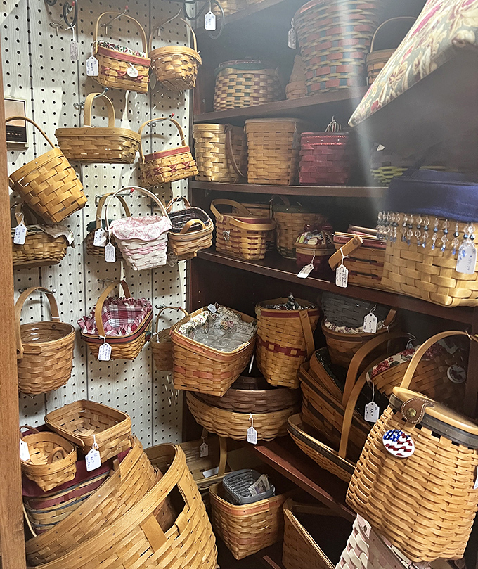Basket paradise or wicker wonderland? Either way, these handwoven treasures have carried everything from picnics to secrets.