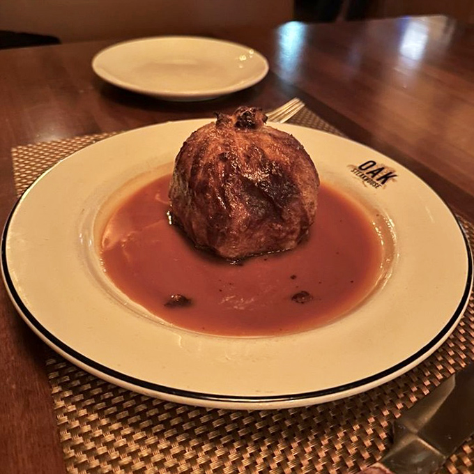 Not just beef Wellington&mdash;beef elevated. That pastry shell contains more drama than a season finale of your favorite show.