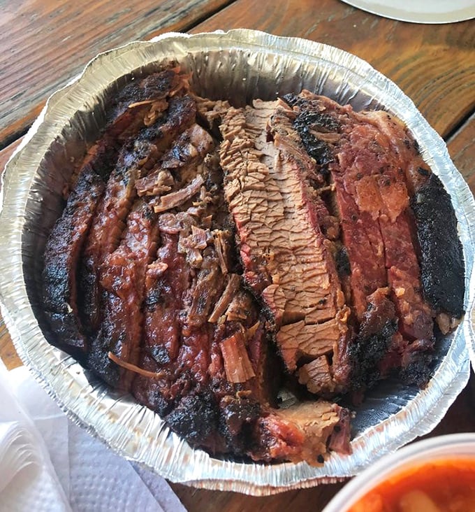 Brisket so tender it practically surrenders at the sight of your fork. The holy grail of smoked meats, right here in Virginia.