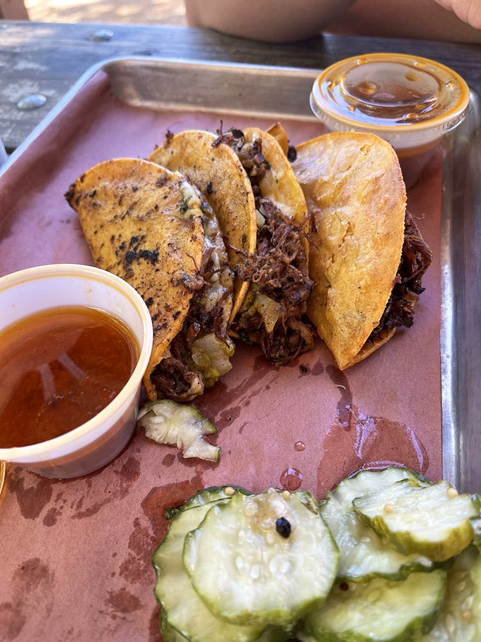 These birria tacos don't just blur the line between Texas and Mexico&mdash;they erase it completely in a delicious diplomatic mission.
