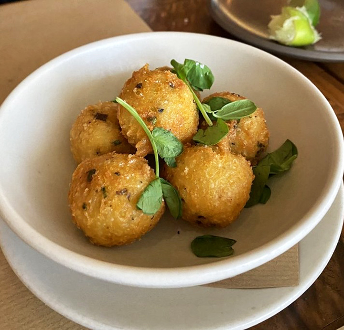 These black truffle cheese fritters don't just break diets&mdash;they make breaking up with carbs worth every magnificent, golden-fried moment of reconciliation.