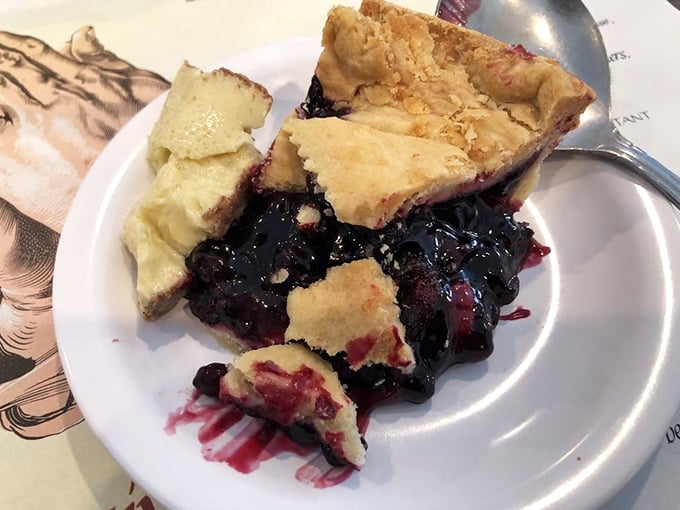 Blueberry pie that makes you question every other dessert decision you've ever made&mdash;flaky crust, bursting berries, and just the right balance of sweet and tart.