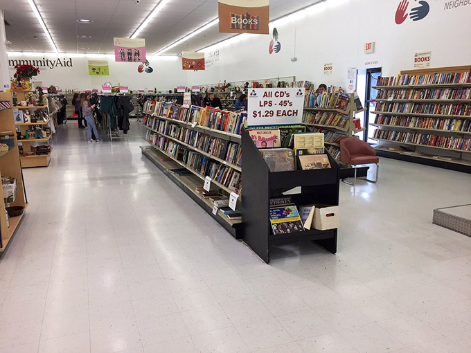 The book section rivals small-town libraries. Literary adventures await at prices that make your local bookstore weep.
