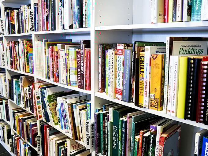 Cookbooks and classics and coffee table tomes, oh my! The book section is a bibliophile's dream where culinary inspiration awaits at paperback prices.
