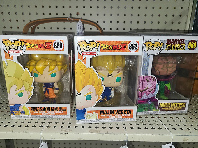 Pop culture preserved in plastic! These Dragon Ball Z figurines prove that yesterday's cartoon obsessions become tomorrow's collectibles. Your inner child is screaming "buy me!"