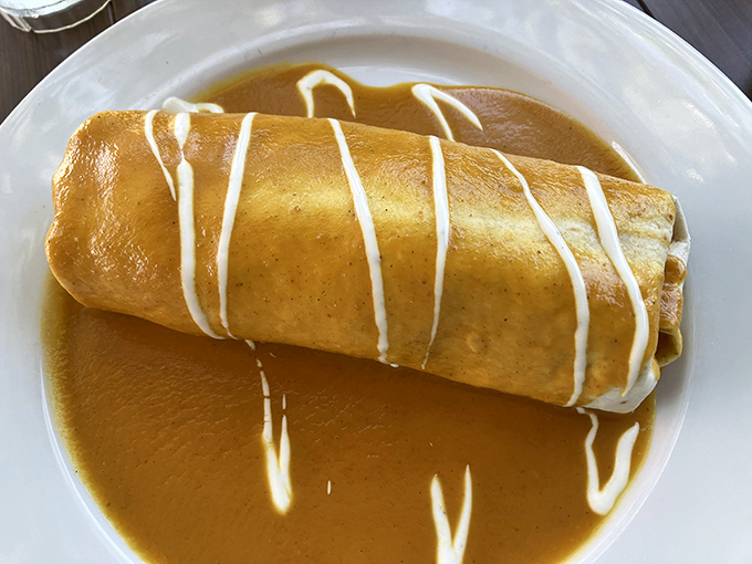 Behold the breakfast burrito that launched a thousand pilgrimages across LA – worth every mile.