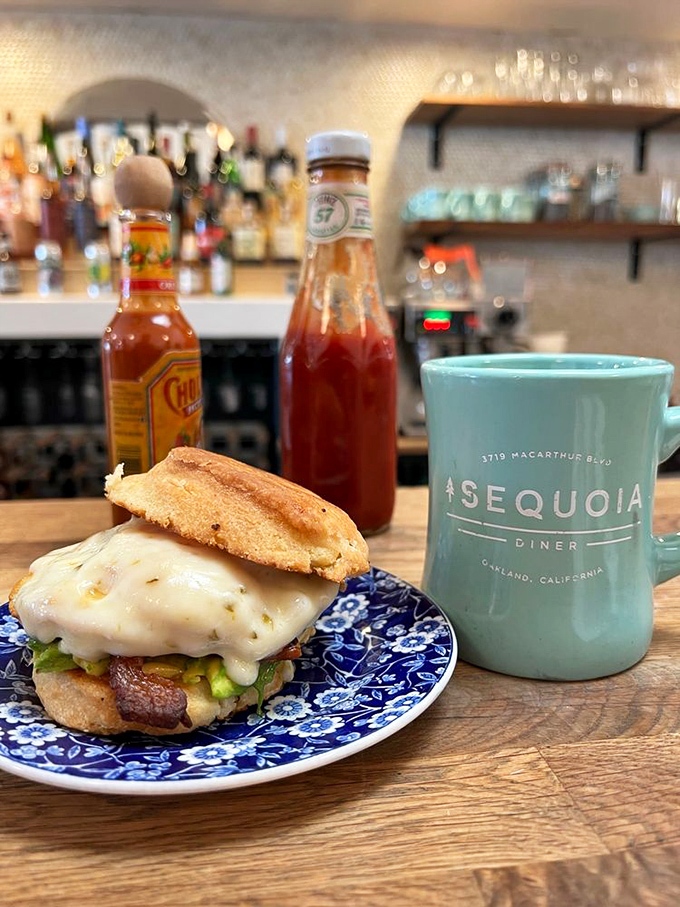 When a breakfast sandwich gets its own glamour shot, you know you're dealing with something special and deliciously photogenic.