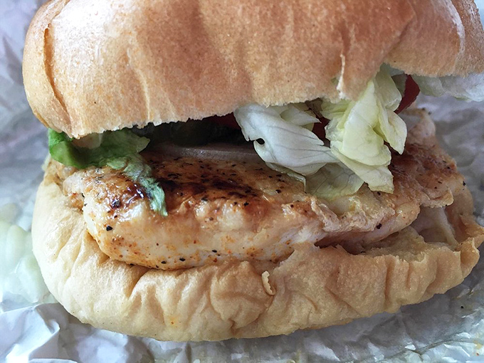 This isn't just a sandwich&mdash;it's a vacation for your taste buds, complete with crispy perfection and fresh toppings.