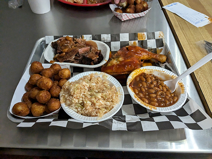 The barbecue sampler that ruins all future cookouts for you. "I'll just grill some chicken" will never sound the same again.