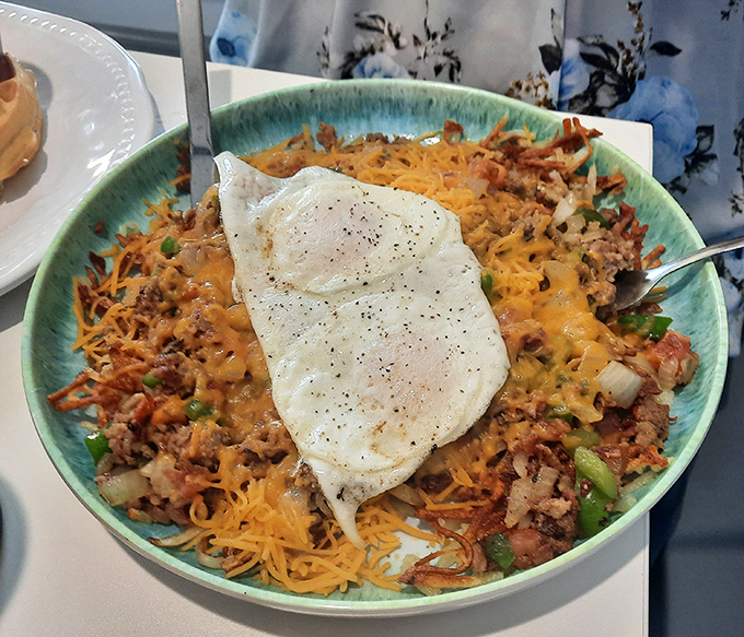 Hash browns meet their match in this colorful breakfast symphony that's almost too pretty to eat.