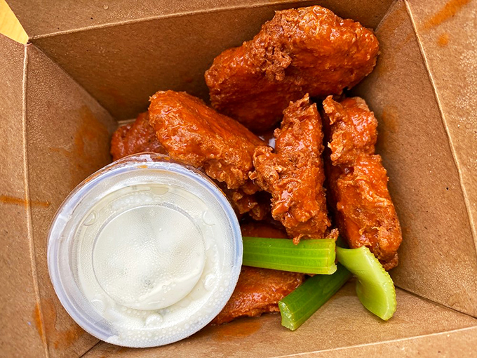 These buffalo "wings" deliver all the tangy, spicy satisfaction of the original without a single chicken having to sacrifice its appendages.