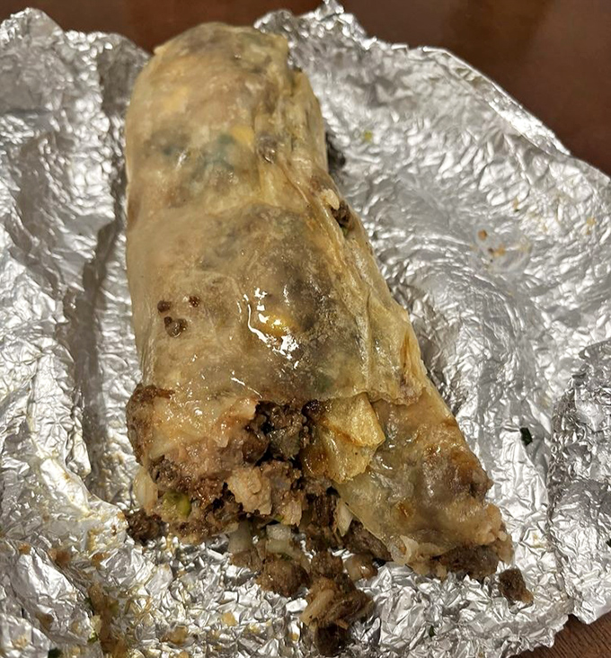 If burritos were art, this would hang in the Louvre&mdash;a perfectly wrapped canvas of flavor with just the right hint of char.