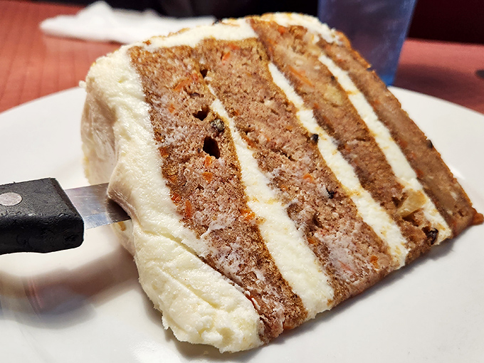 Layer upon layer of carrot cake goodness. Whoever said "you can't have your cake and eat it too" clearly never came here.
