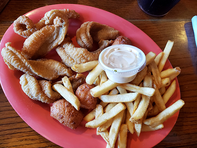 Golden, perfectly fried catfish with crisp french fries&mdash;sometimes the simplest pleasures are the most profound. This plate has converted many a seafood skeptic.