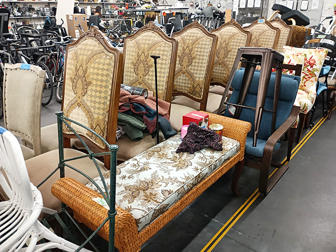 That ornate room divider might have graced a 1970s soap opera set, but with some TLC, it could be the conversation piece your living room needs.