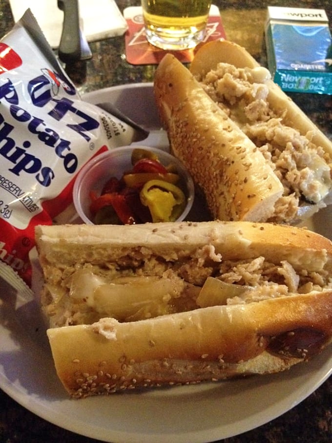 The chicken cheesesteak arrives with Utz chips and pickles&mdash;a trio so perfectly Pennsylvanian it should be on the state flag.