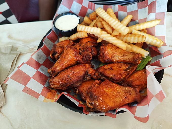 These wings aren't just good&mdash;they're "text-your-friends-immediately" good. Crispy, saucy perfection served with a side of Florida pride and zero regrets.