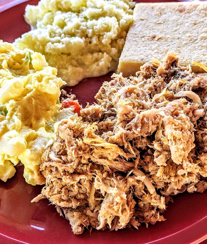 This is what barbecue dreams are made of&mdash;perfectly chopped pork with that magical mix of tender meat and crunchy bark that haunts your memories forever.