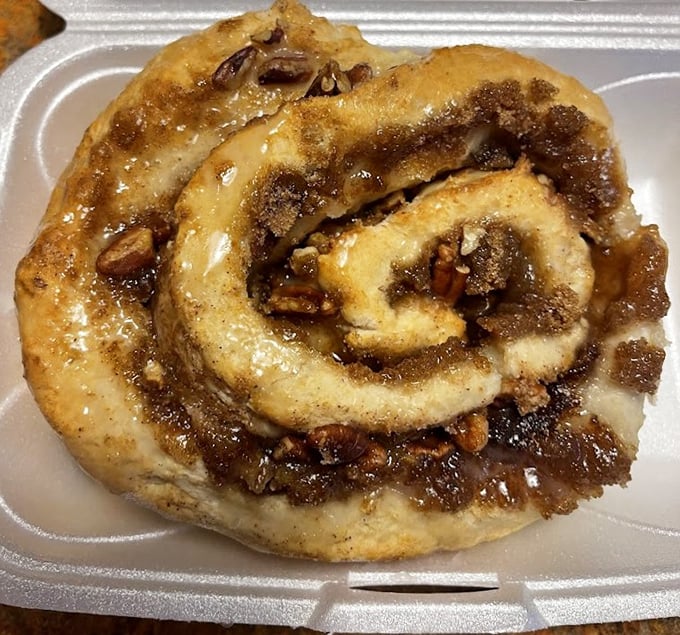 MeMa's Giant Cinnamon Roll isn't just breakfast&mdash;it's an event. Gooey, decadent, and worth every sticky finger.