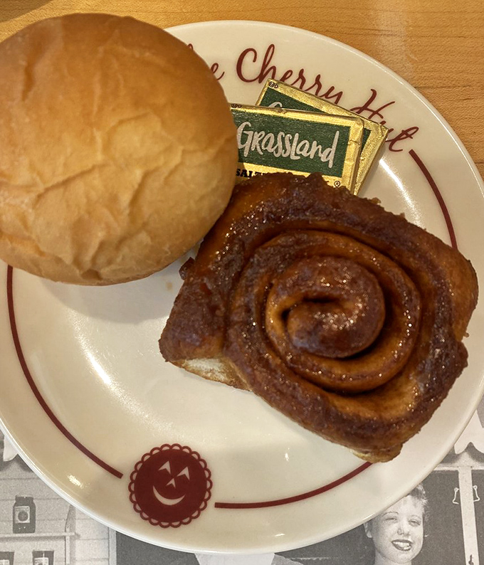 That cinnamon roll could make a grown person weep tears of pure joy and buttery satisfaction.