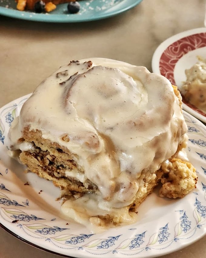 Cinnamon rolls so decadent they should require a permission slip. This isn't breakfast&mdash;it's dessert with diplomatic immunity.