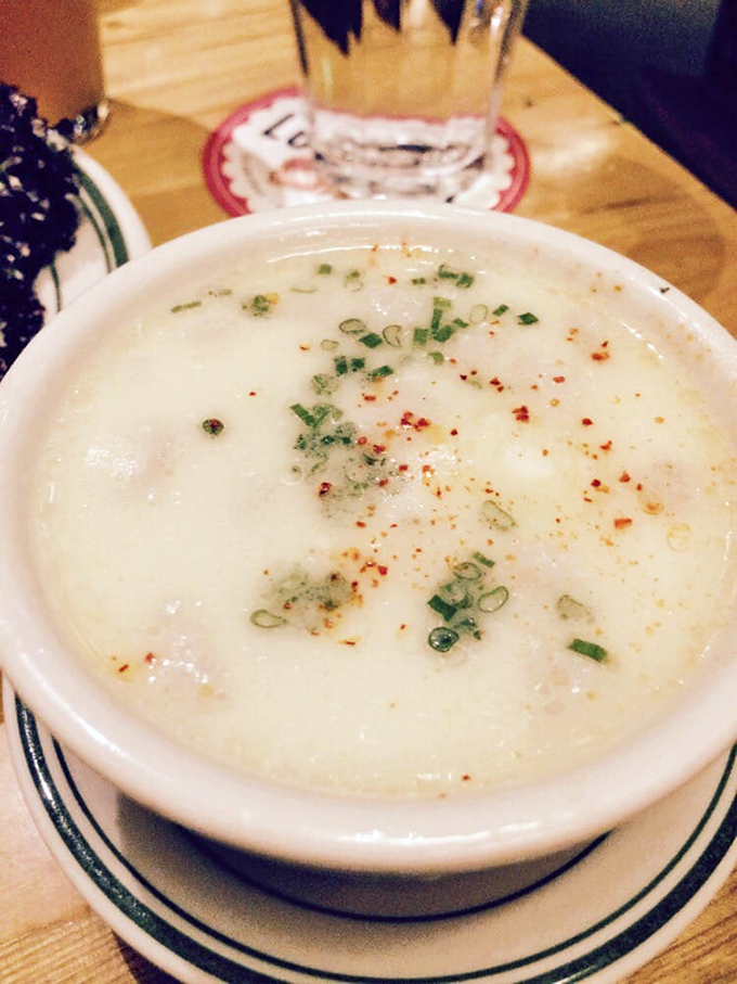 This New England clam chowder isn't just soup&mdash;it's a creamy hug in a bowl, with each spoonful delivering that perfect ocean-to-table satisfaction.