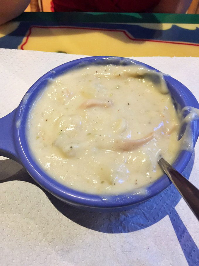 New England clam chowder with a Florida accent. Creamy, rich, and studded with tender clams&mdash;this is what comfort tastes like on those three chilly Florida evenings each year.