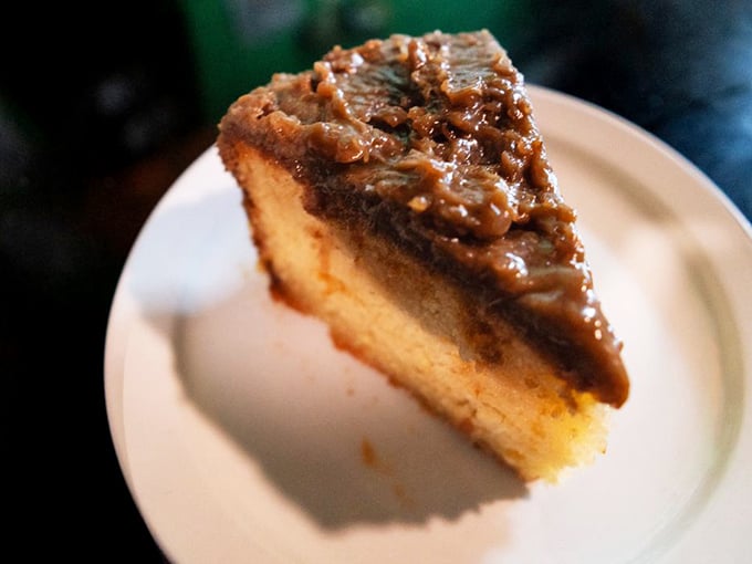 Rum cake that doesn't just have rum in it&mdash;it practically has a passport stamp from Jamaica. Dense, moist, and potent enough to make you consider Uber.