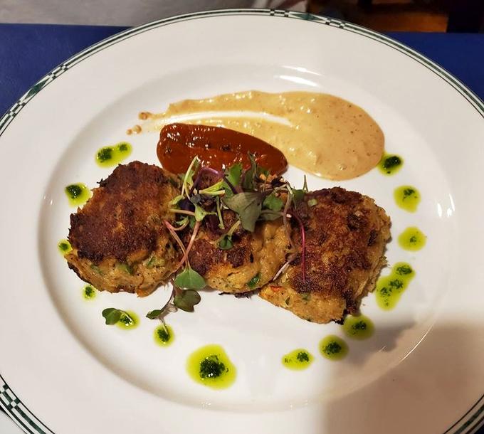 These crab cakes aren't just golden-brown&mdash;they're what would happen if the ocean decided to send you a love letter.