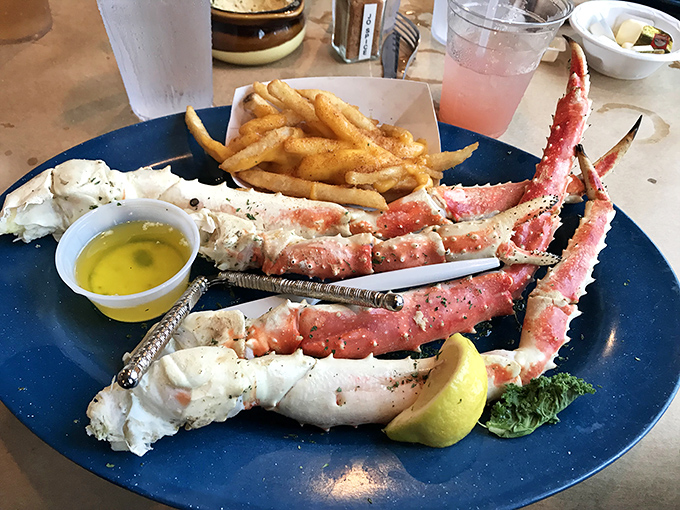 These king crab legs aren't just dinner&mdash;they're an event. Crack, dip, savor, repeat: the rhythm of a perfect seafood feast at Waterman's.