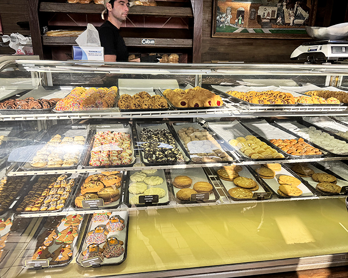 The pastry case at La Segunda isn't just a display&mdash;it's a museum where every exhibit is edible. Sweet temptation in multiple forms.