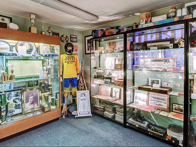 Sports memorabilia that tells the story of local heroes and neighborhood legends. Before Instagram, this was how we remembered greatness.