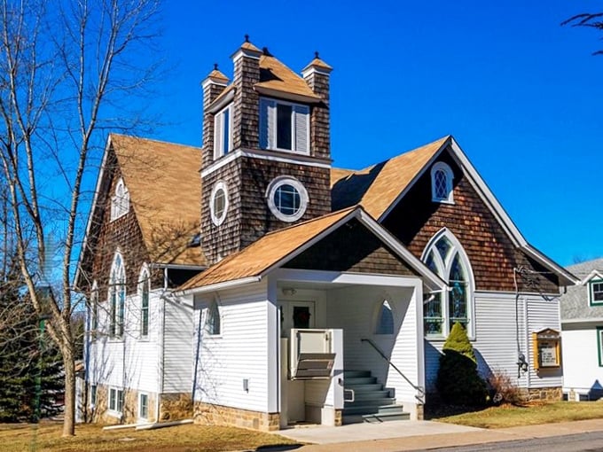 The Eagles Mere Community Church combines rustic charm and spiritual elegance &ndash; proving that in small-town Pennsylvania, architectural grace doesn't require a cathedral's budget.