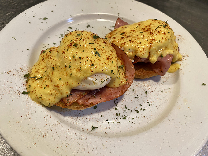 Eggs Benedict so perfect they should be in the Breakfast Hall of Fame &ndash; with hollandaise sauce that could make a grown person weep with joy.