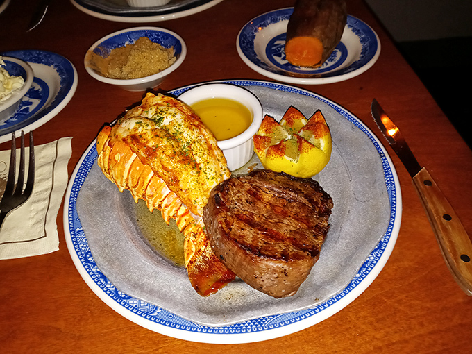 Surf meets turf in the most elegant reunion imaginable. This filet and lobster combo is what date nights were invented for.