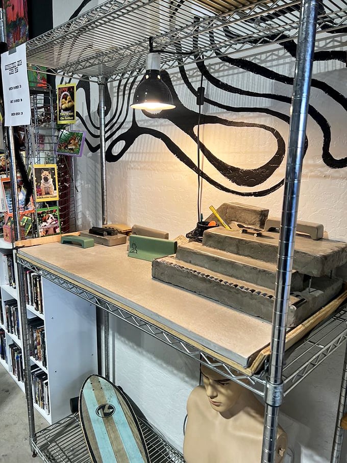 A miniature fingerboard skate park that proves even the smallest hobbies deserve their own shrine.