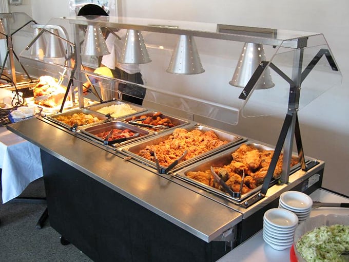 The buffet line at Virginia Diner isn't just a meal&mdash;it's a parade of Southern classics where every tray deserves your attention.