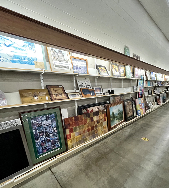 Picture frames waiting to showcase your family memories in styles spanning every decorating era.