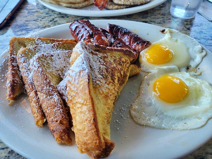 French toast and eggs, the breakfast equivalent of Fred Astaire and Ginger Rogers&mdash;individually impressive, together absolutely magical.