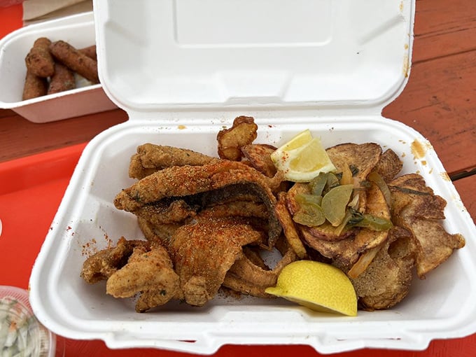 This isn't just fried flounder&mdash;it's a masterclass in seafood perfection, where crispy meets tender in perfect harmony.