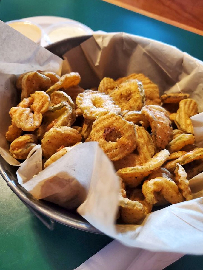 Fried pickles: The South's greatest contribution to appetizer culture since someone first thought, "What if we fried everything?"