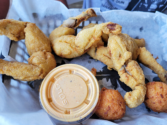 Frog legs: the chicken of the swamp! Crispy, tender, and absolutely worth stepping outside your comfort zone for.