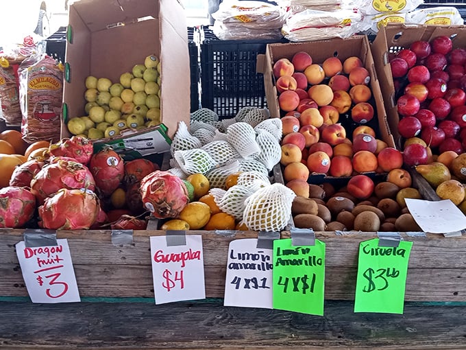 Nature's candy counter! These exotic fruits bring a taste of the tropics to Georgia, with dragon fruit and guava stealing the show.