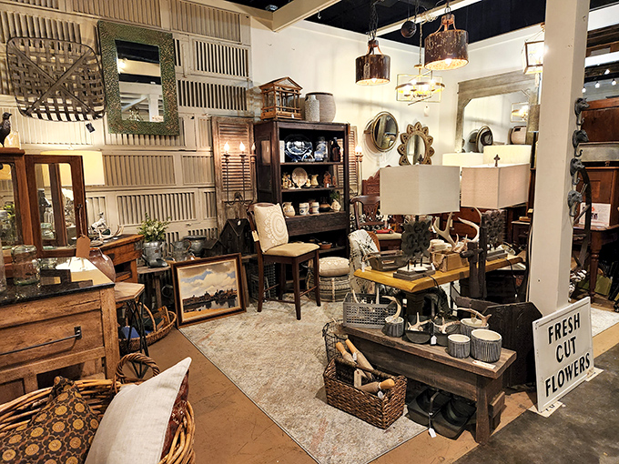 Not your cookie-cutter living room display&mdash;each carefully arranged vignette invites you to reimagine your space with character-rich finds.