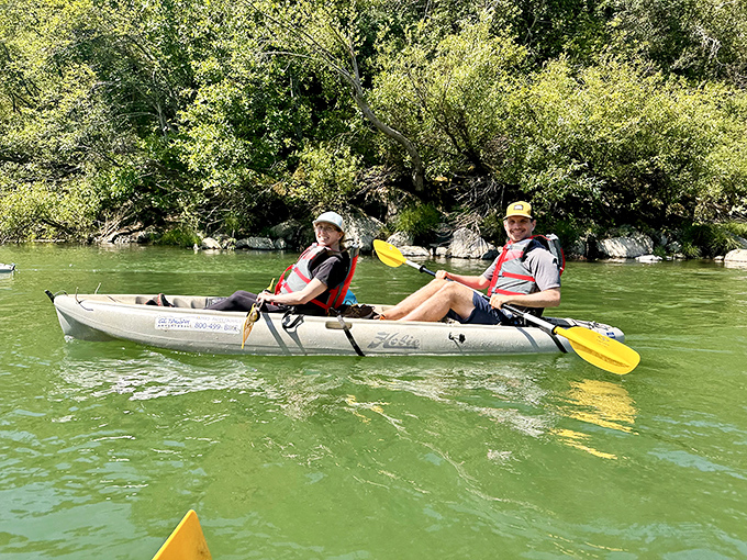 Nothing says "earned that wine" quite like paddling the Russian River, where the current does half the work while you do all the relaxing.