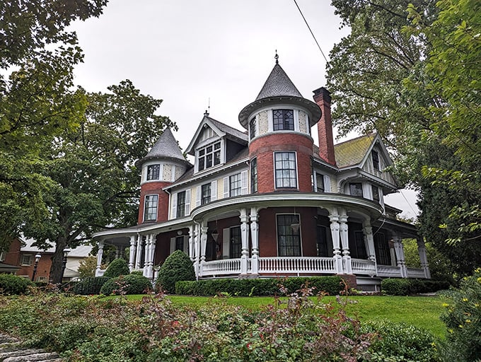 The Gonder Mansion showcases Victorian splendor with its turrets and wrap-around porch&mdash;proof that Strasburg takes its architectural heritage seriously, and spectacularly.